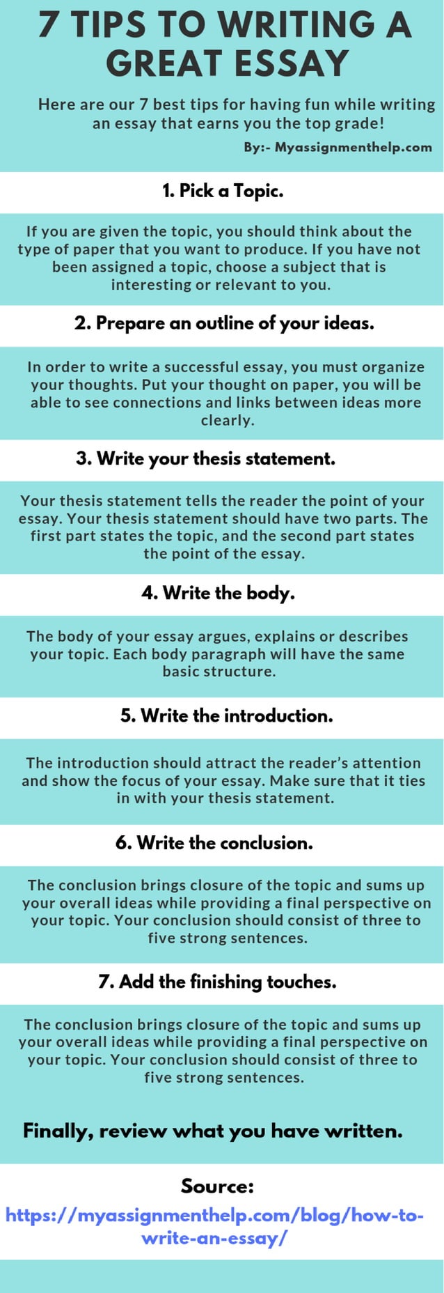 7 tips to writing a great essay | PDF