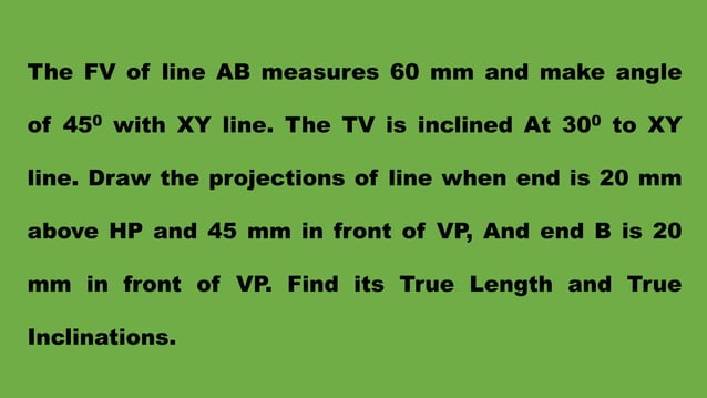 Orthographic Projections of Straight Line | PPTX | Physics | Science