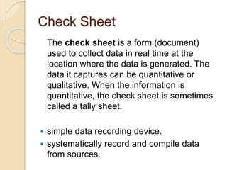 7 tools of quality | PPTX
