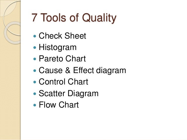 7 tools of quality