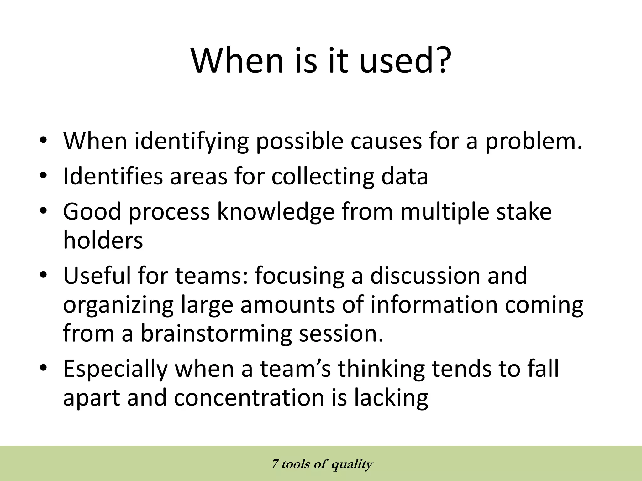 Quality tools and techniques- 7 tools of quality | PPTX