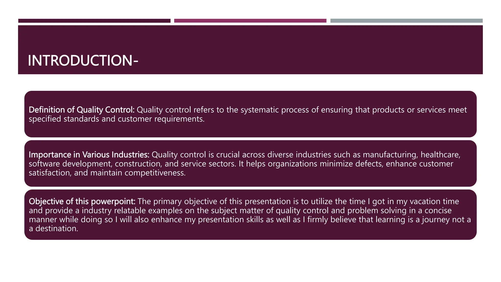 Seven tools of quality control.slideshare | PPTX