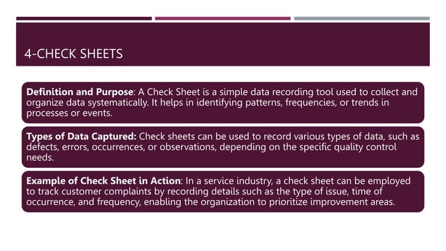 Seven tools of quality control.slideshare | PPTX