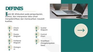 7Tools QC yang biasa digunakan di Industry Pangan | PPTX