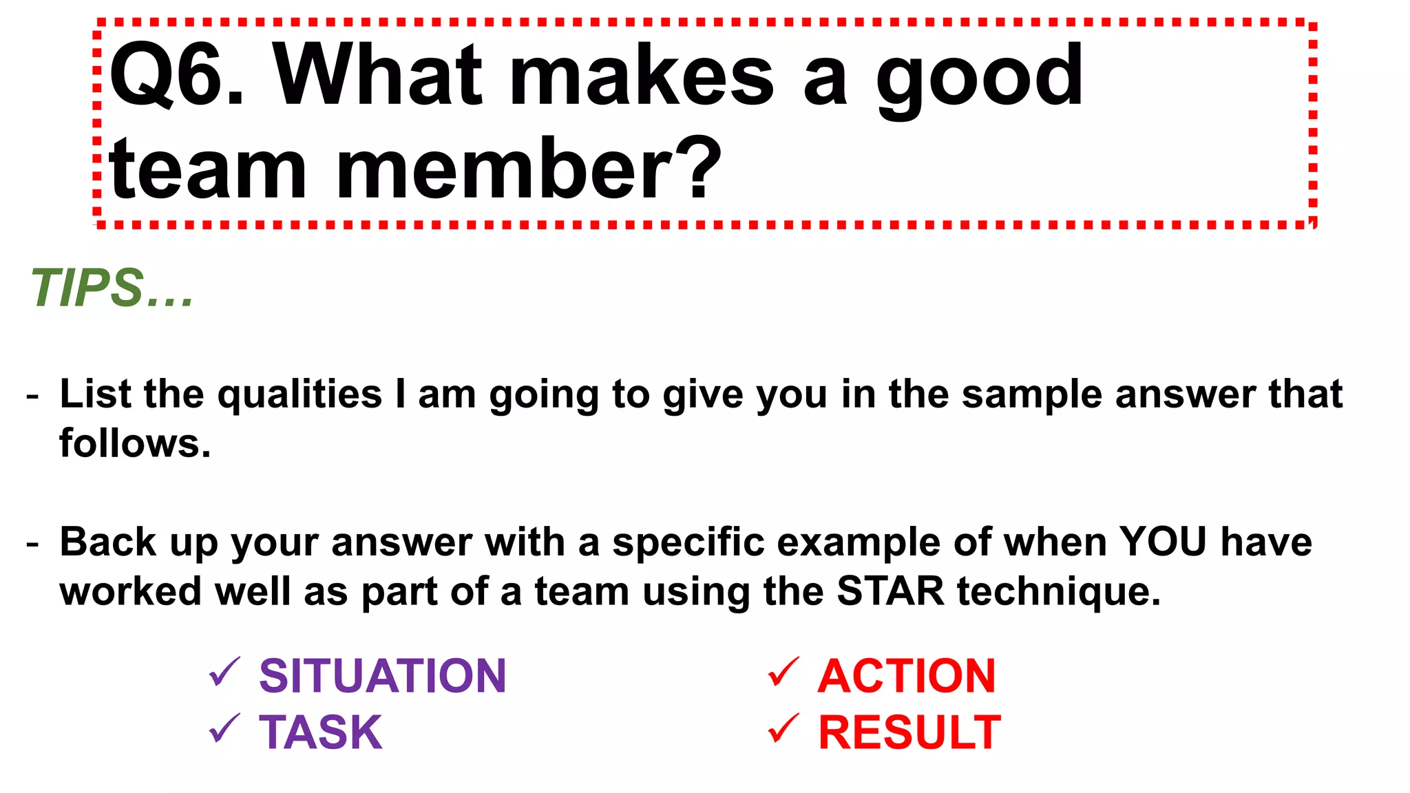 7 top interview questions and answers by Richard McMunn | PPTX