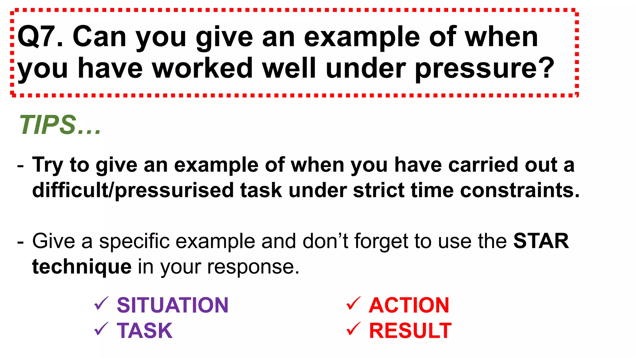 7 top interview questions and answers by Richard McMunn | PPTX