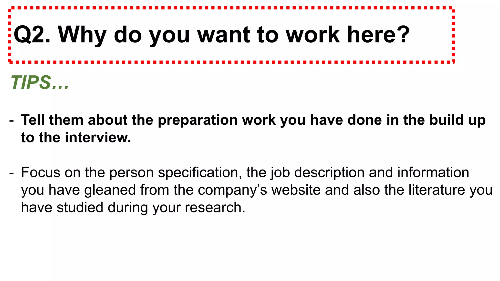 7 top interview questions and answers by Richard McMunn | PPTX