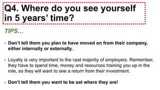 7 top interview questions and answers by Richard McMunn | PPTX