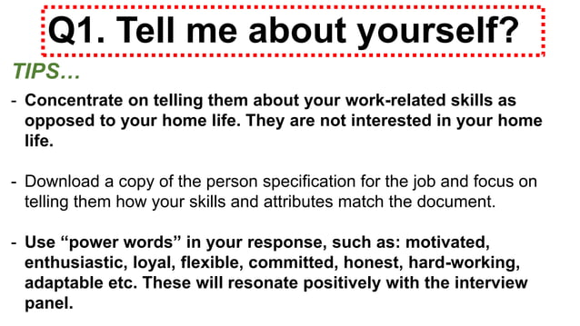 7 top interview questions and answers by Richard McMunn | PPTX