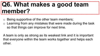 7 top interview questions and answers by Richard McMunn | PPTX