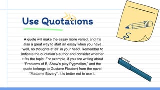 7 Top Tips for Writing a Great Essay.pptx