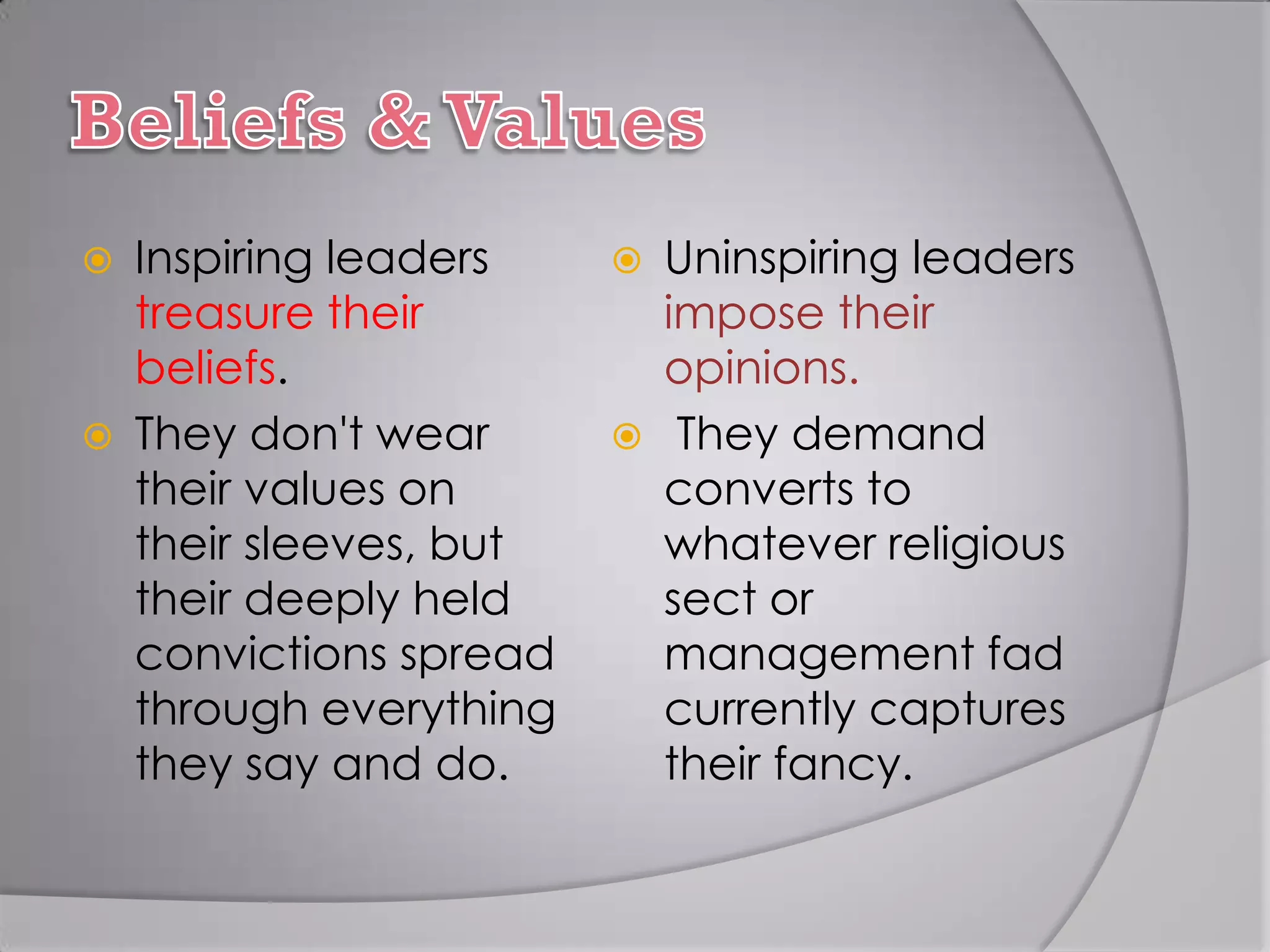 7 traits of truly inspiring leaders | PPTX