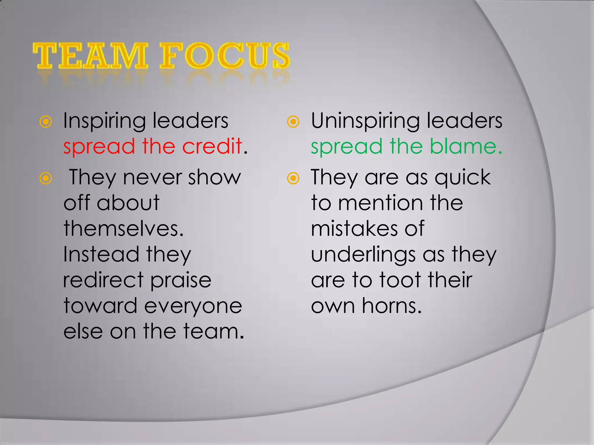 7 traits of truly inspiring leaders | PPTX