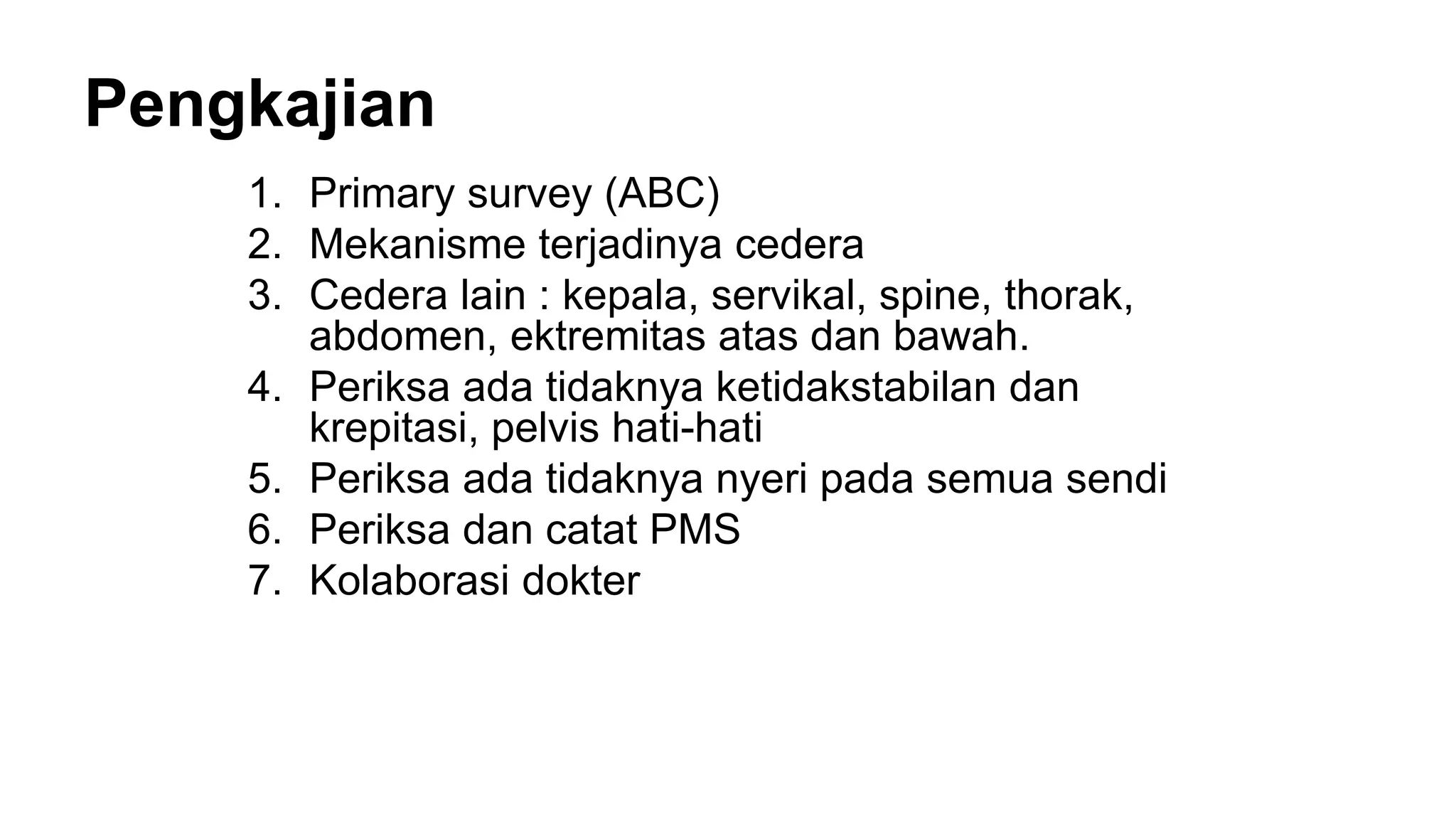 7 Trauma Muskuloskeletal | PDF