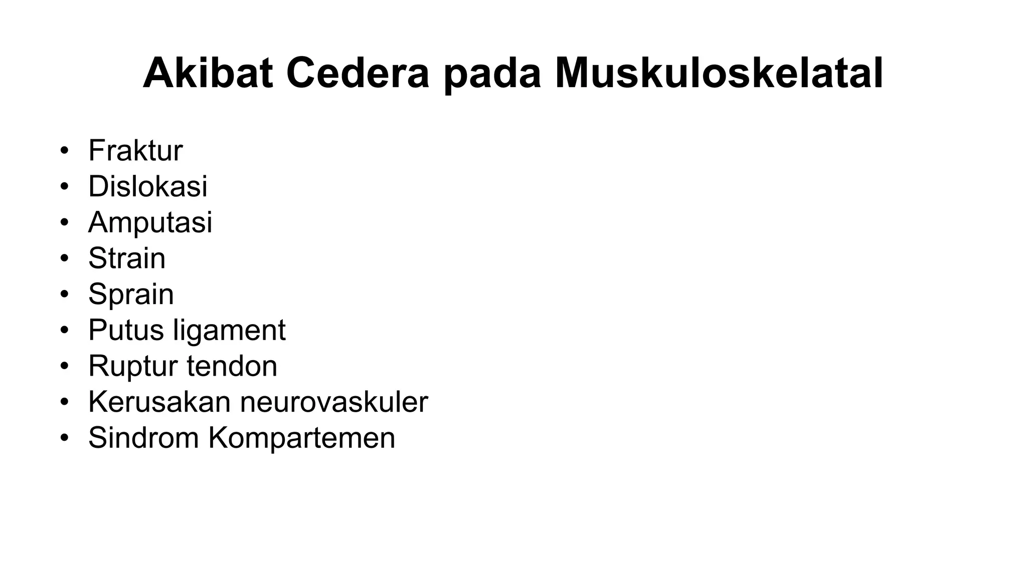 7 Trauma Muskuloskeletal | PDF
