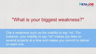 7 tricky interview questions | PPT