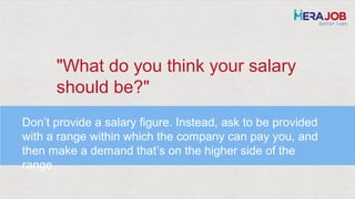 7 tricky interview questions | PPT