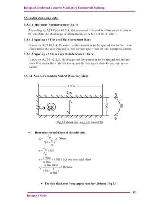 Design and analysis of reinforced concrete multistory commercial ...