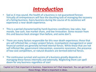 7 turnaround strategies to revive a dying business | PPTX