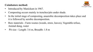 Types & methods of composting | PPTX