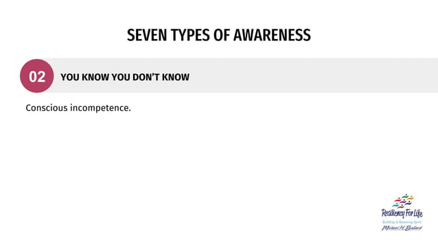 7 types of Awareness Expanded vr 3 | PPT