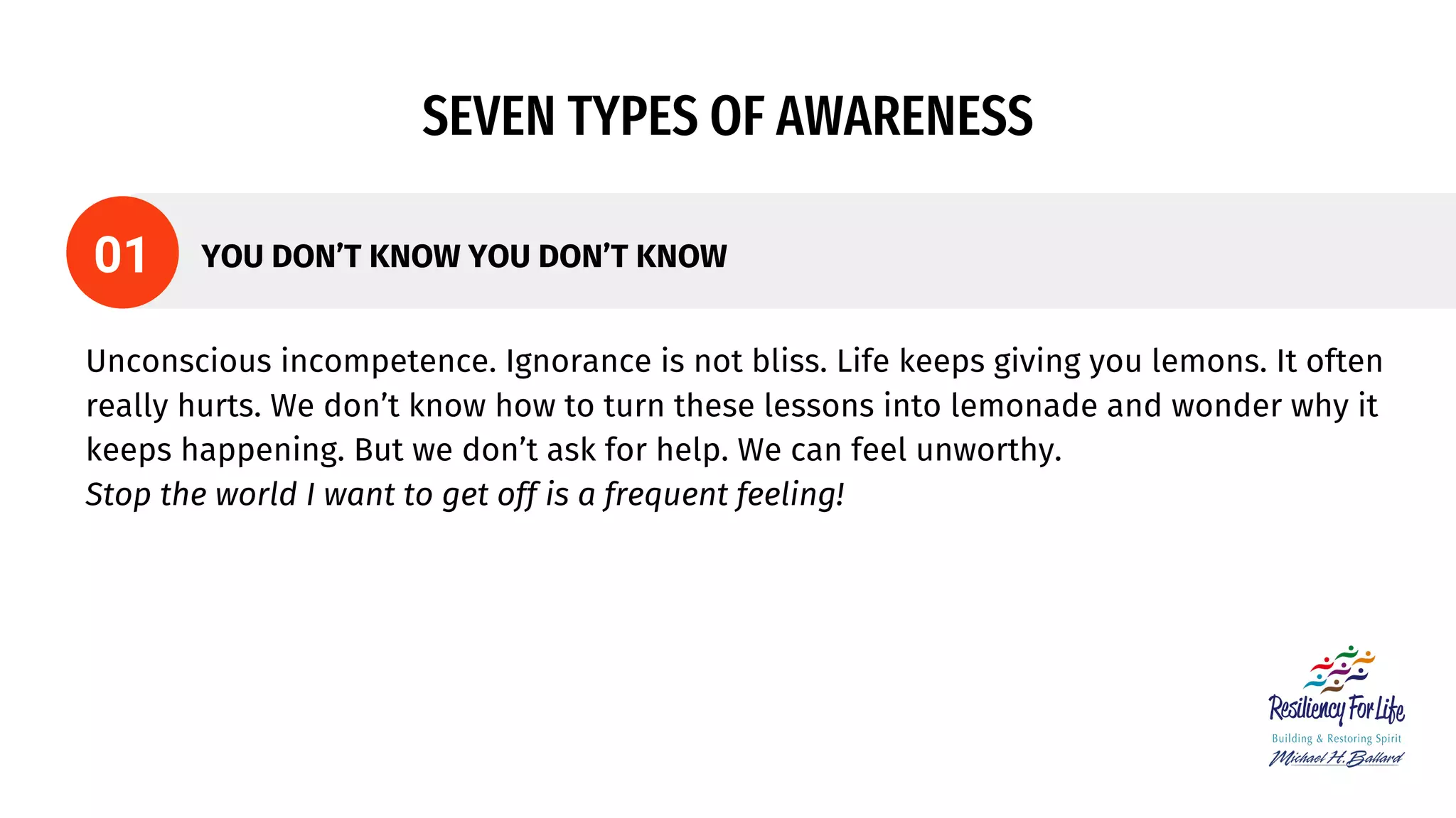 7 Types of Awareness (powerpoint) | PDF