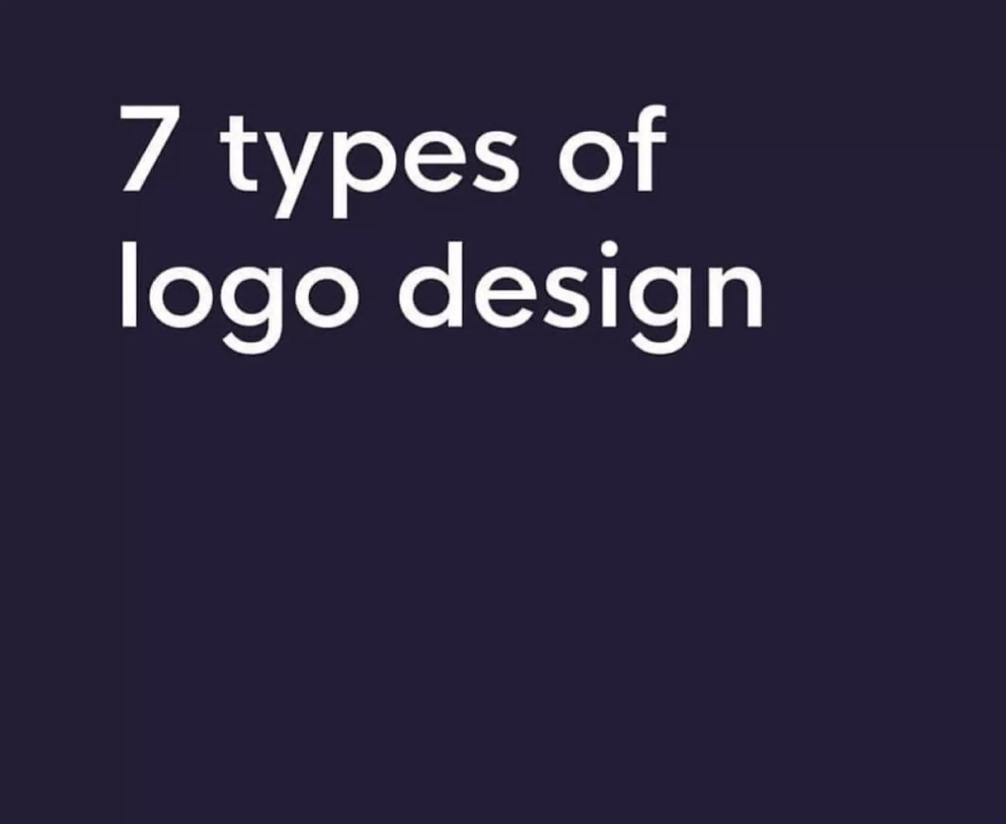 7 types of logo design | PDF