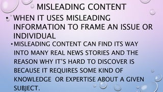 7 TYPES OF MIS- AND DISINFORMATION.pptx