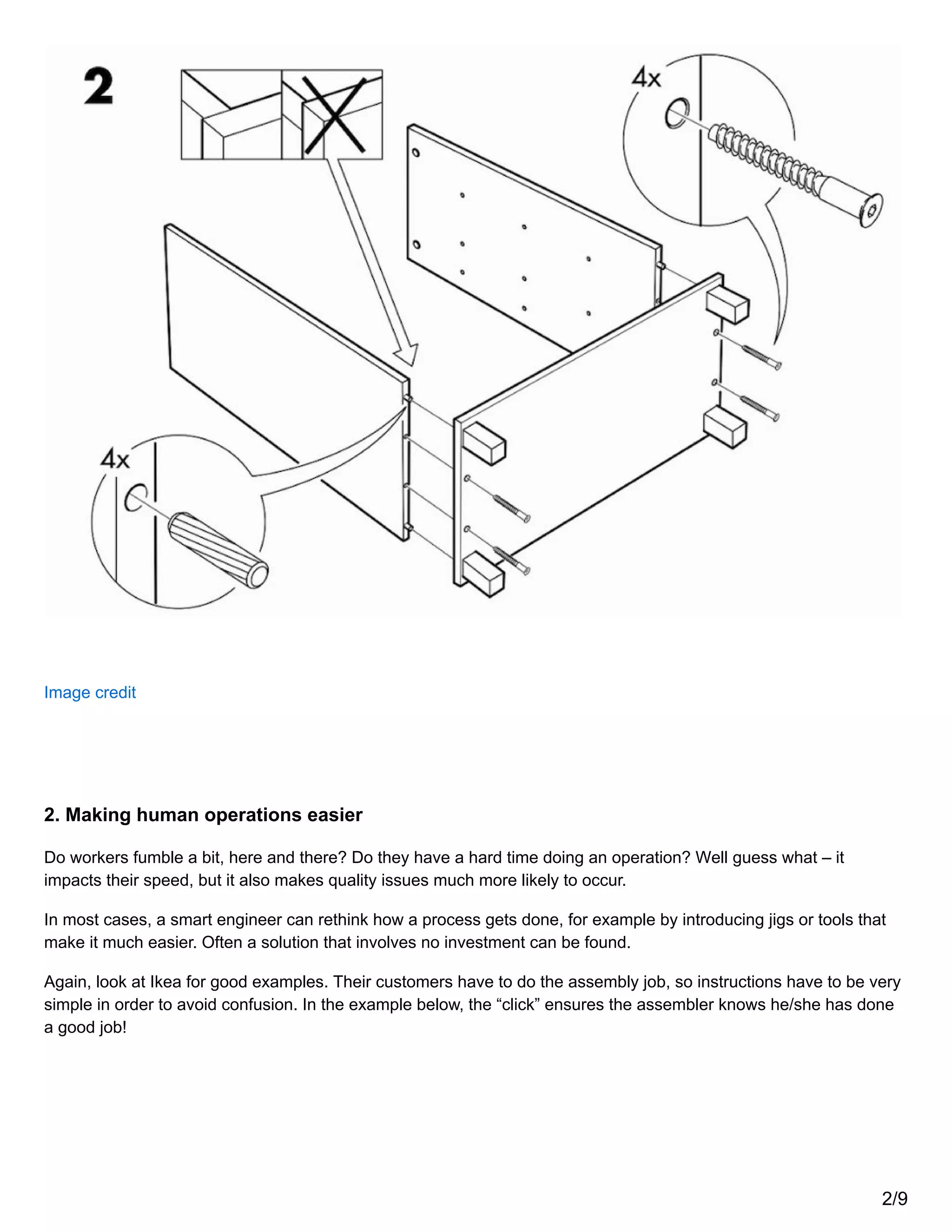 7 types of mistake proofing systems that improve product quality | PDF ...