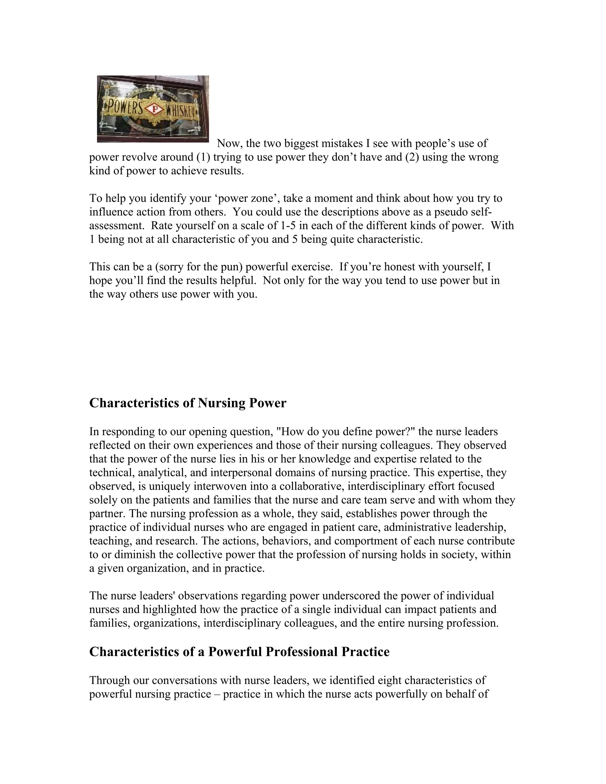 7 types of power in the workplace | PDF