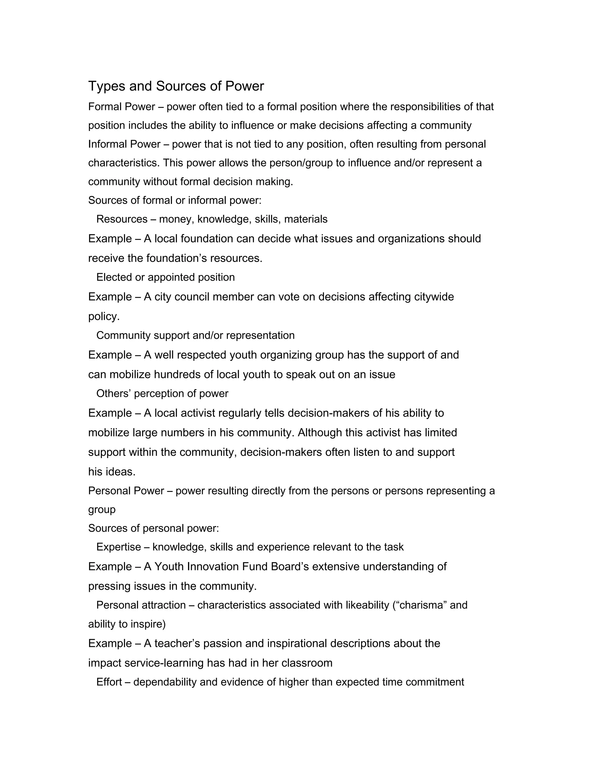 7 types of power in the workplace | DOC