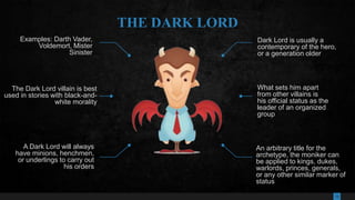 7 types of villains | PPTX