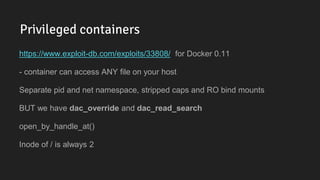 Container: is it safe enough to run you application? | PPT