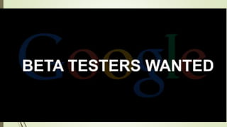 Beta tester | PPTX