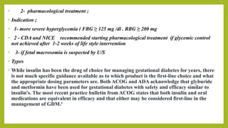 Gestational diabetes ,cause and treatment | PPT