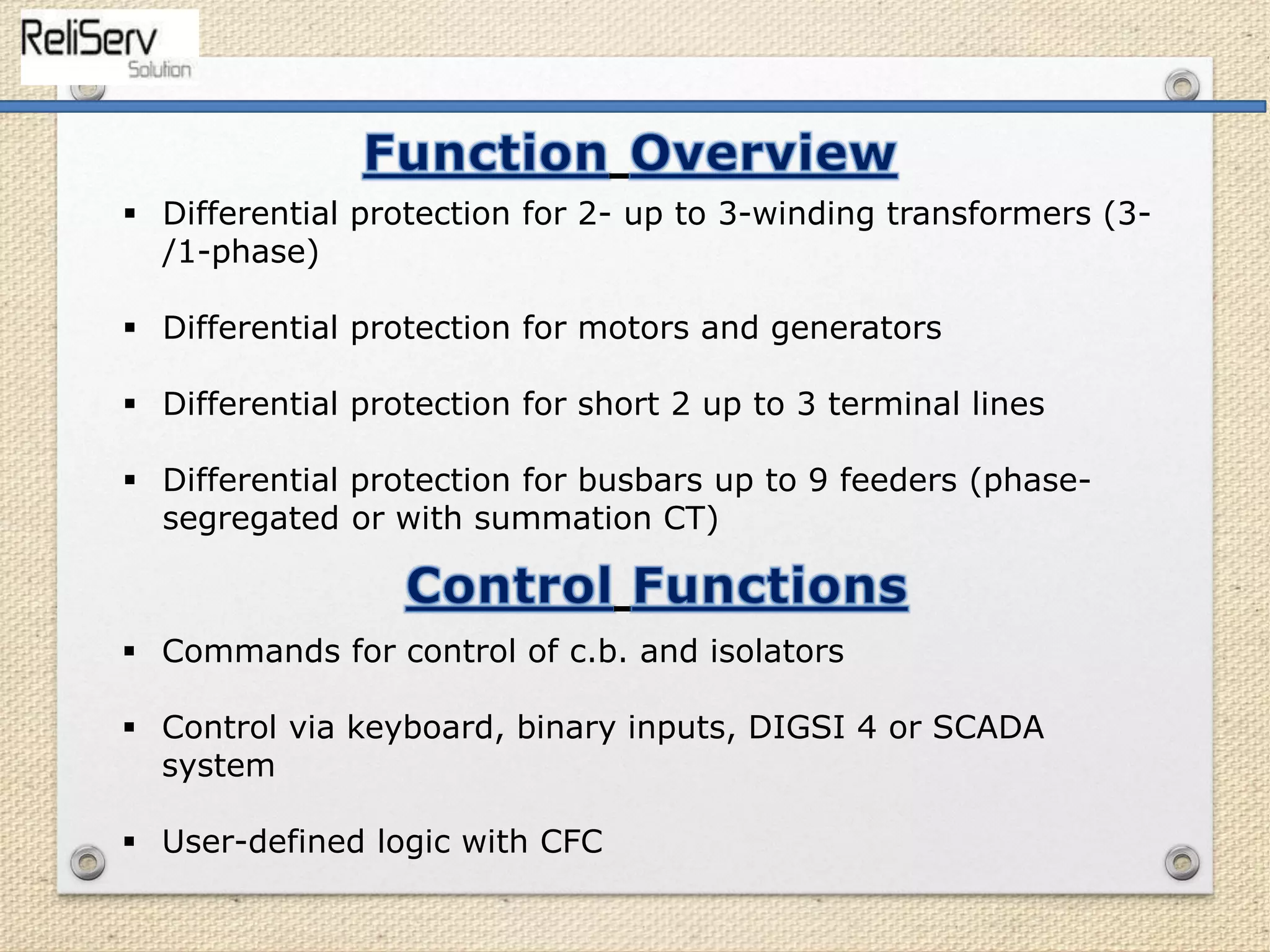 7UT613 Differential Protection Relay For Three Winding | PDF