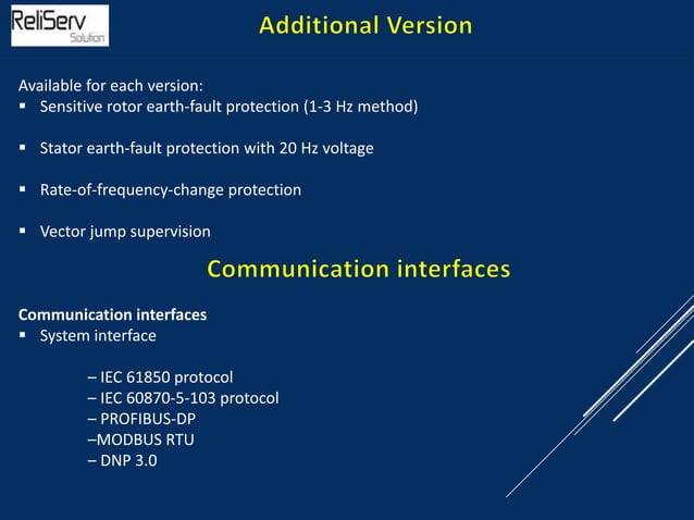 7UM62 Generator Protection Relay | PDF | Power and Energy Industry ...