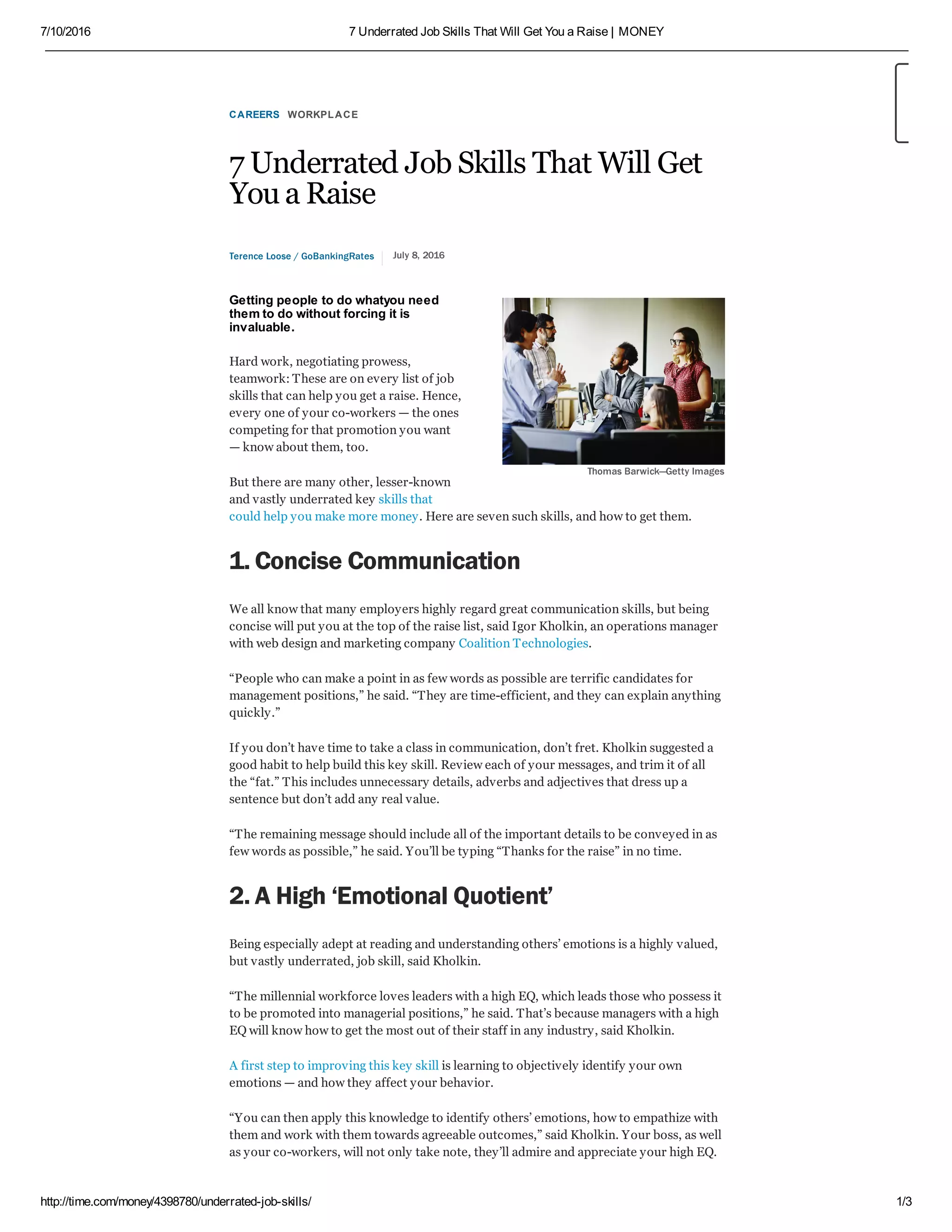 7 underrated job skills that will get you a raise | PDF