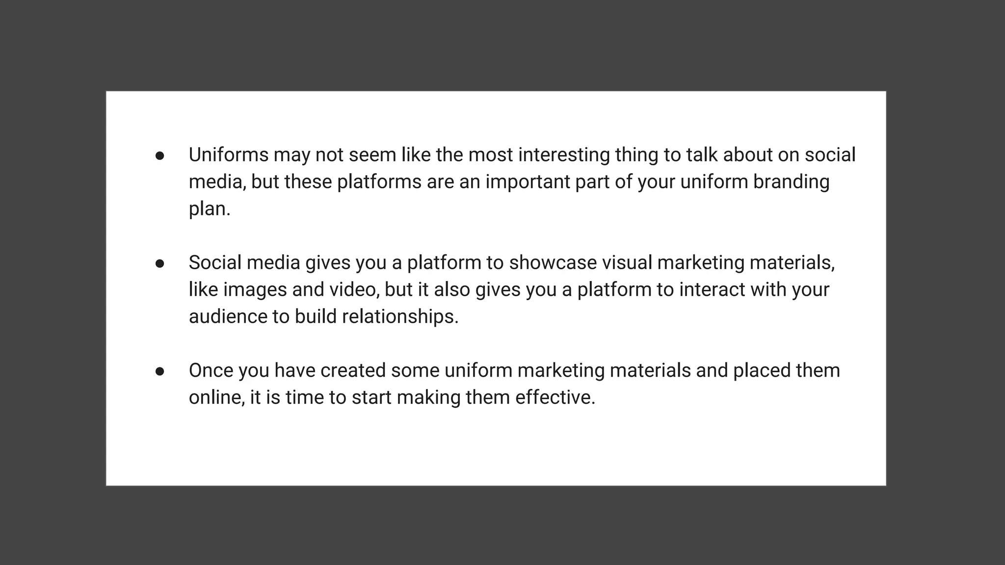 7 uniform marketing strategies you can implement today (1) | PPTX