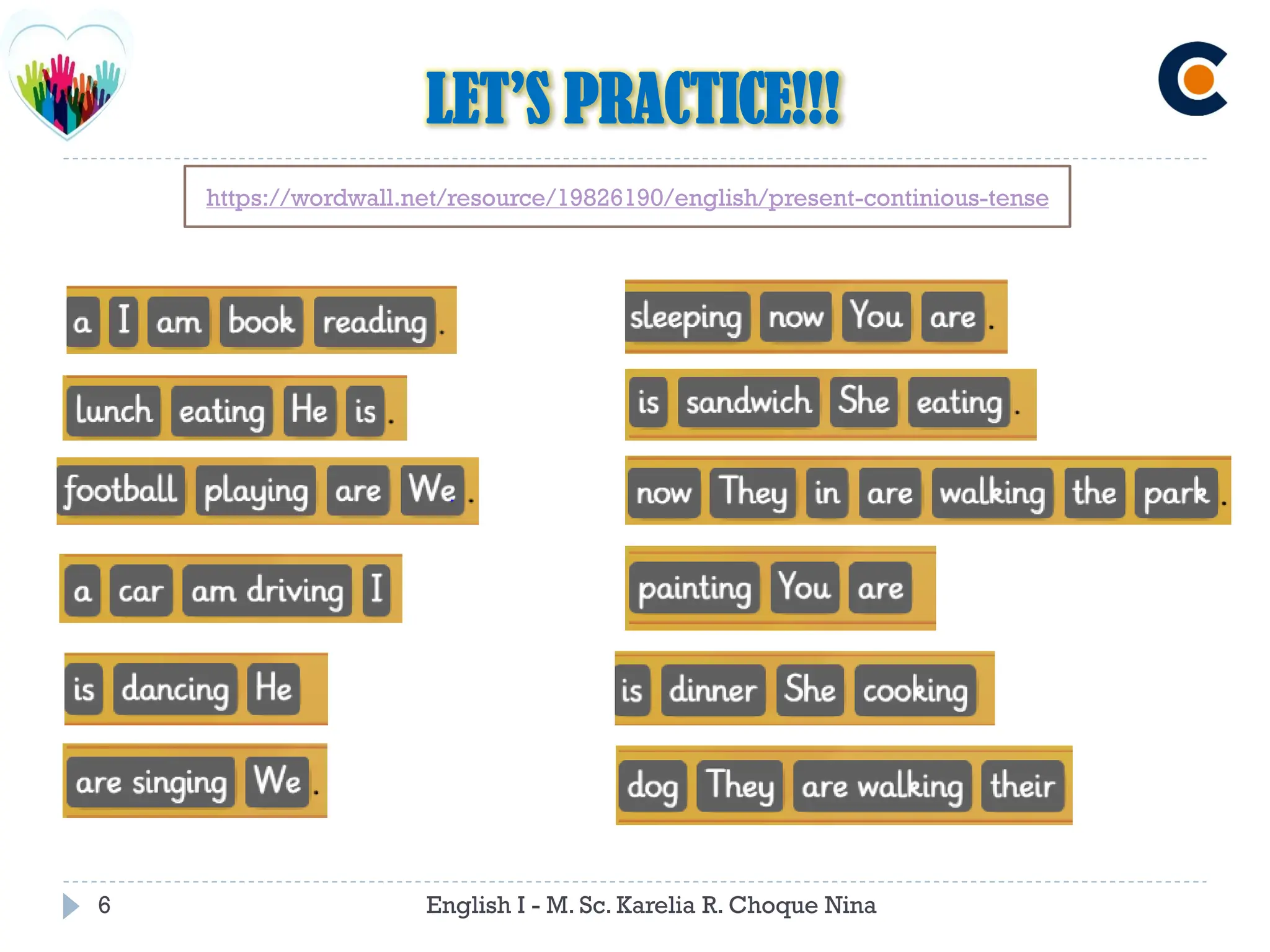 Present Continuous ejercicios tema 7.pdf