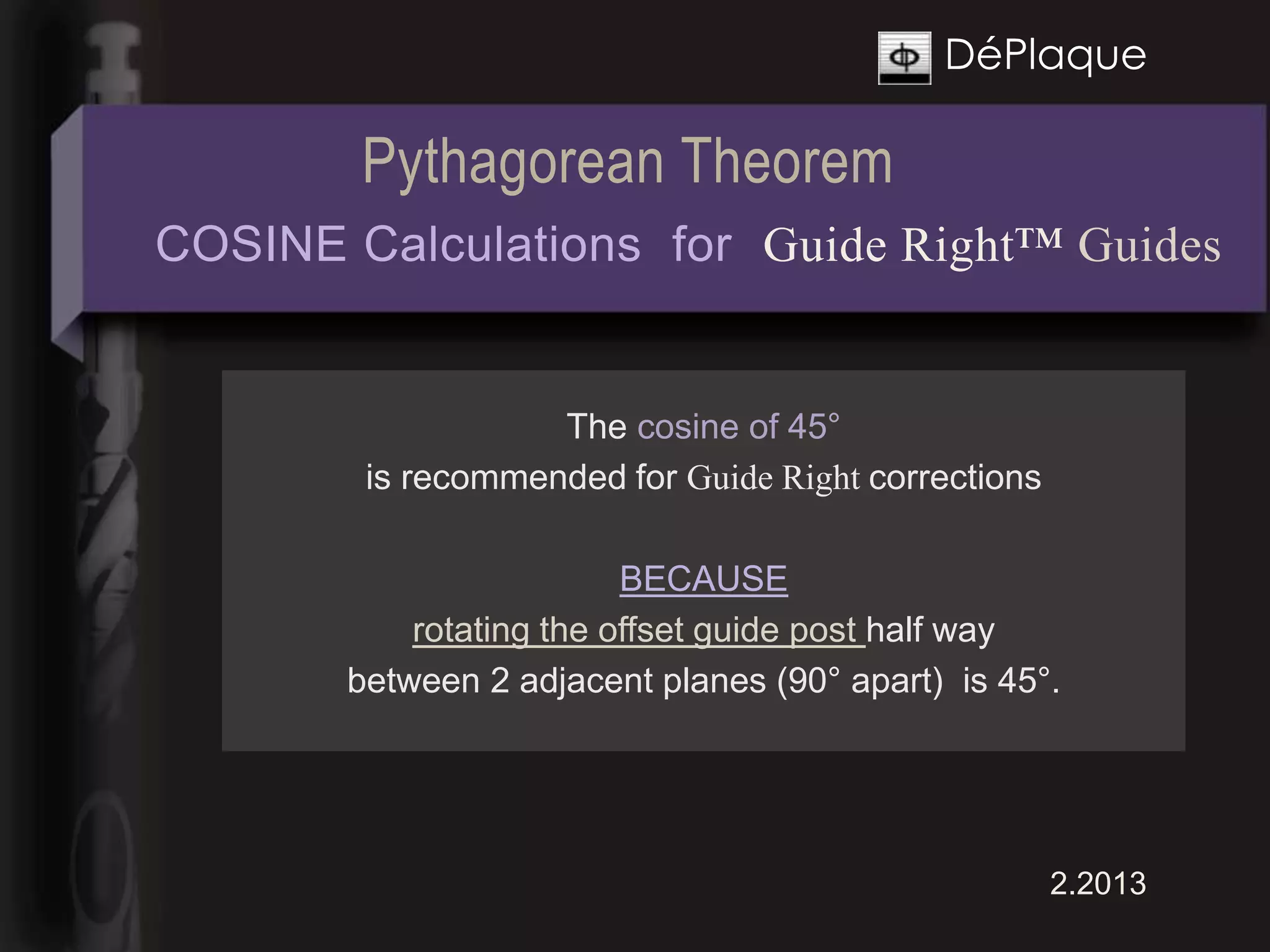 7 use of pythagorean theorem cosine calculation for guide right | PDF | Web Development | Internet