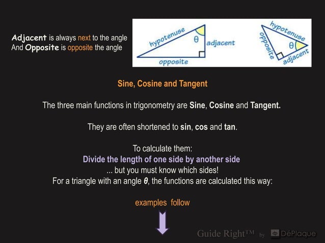 7 use of pythagorean theorem cosine calculation for guide right | PDF | Web Development | Internet