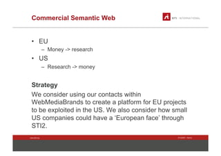 STI2 Board Meeting 2011 - US strategy | PPT