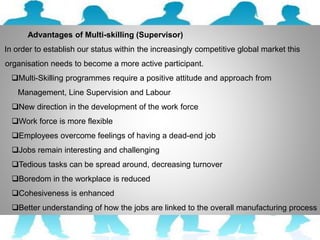 Multi Skilling In a Car Manufacturing Company | PPT