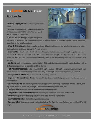 Sunrise Solutions Inc. | PDF