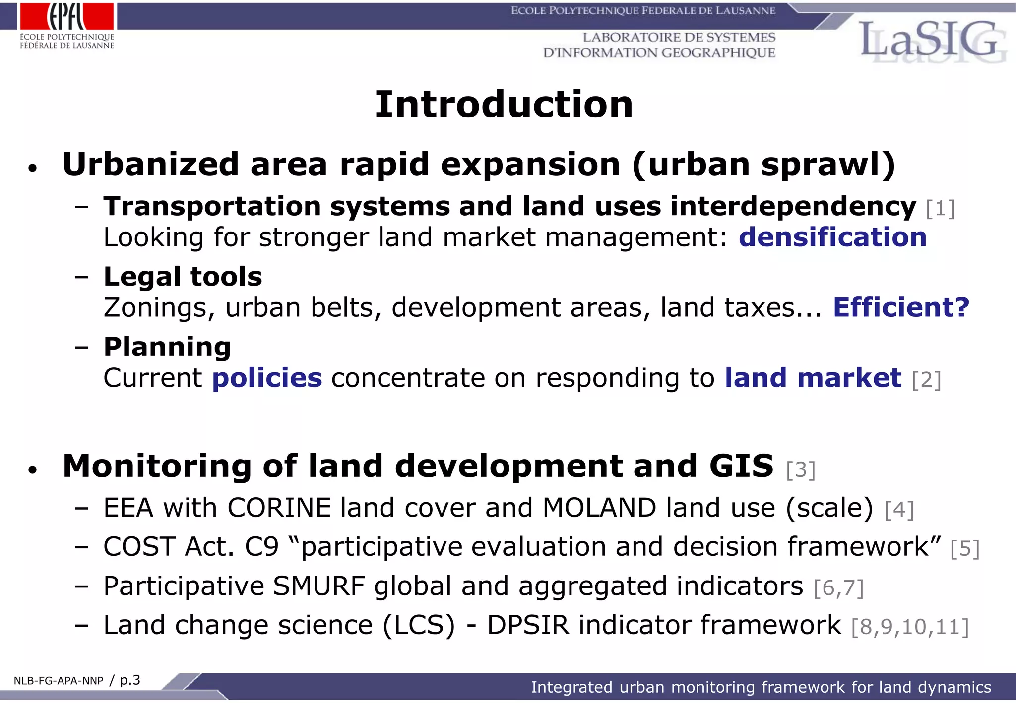 Integrated urban monitoring framework | PDF