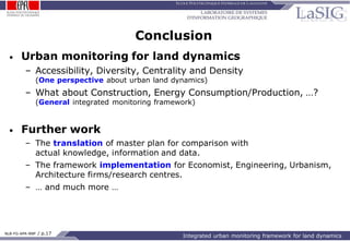 Integrated urban monitoring framework | PDF