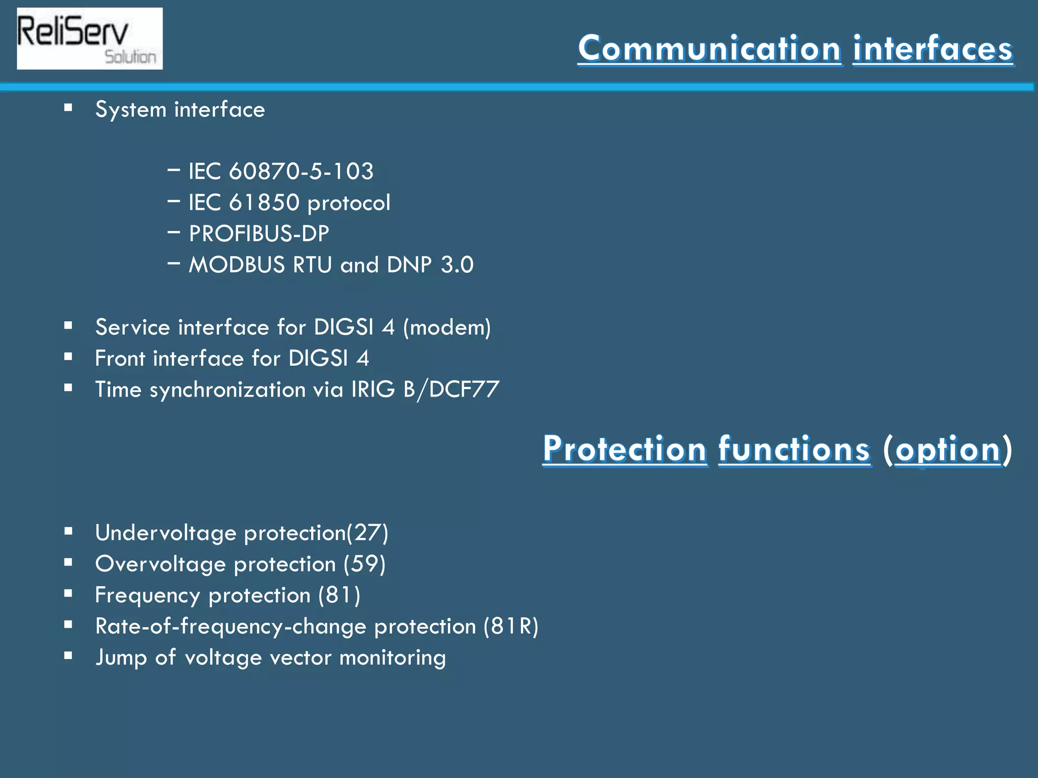 7VE6 Multifunction Paralleling Device | PDF