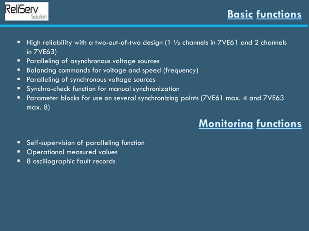 7VE6 Multifunction Paralleling Device | PDF | Computer Networking ...