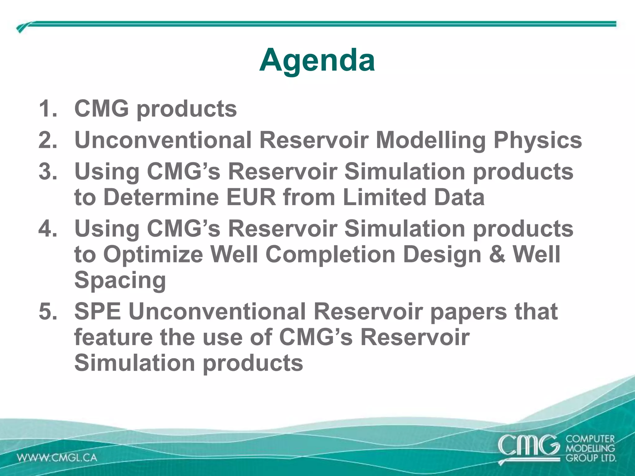 Unconventional Reservoirs Flow modelling challenges | PPTX